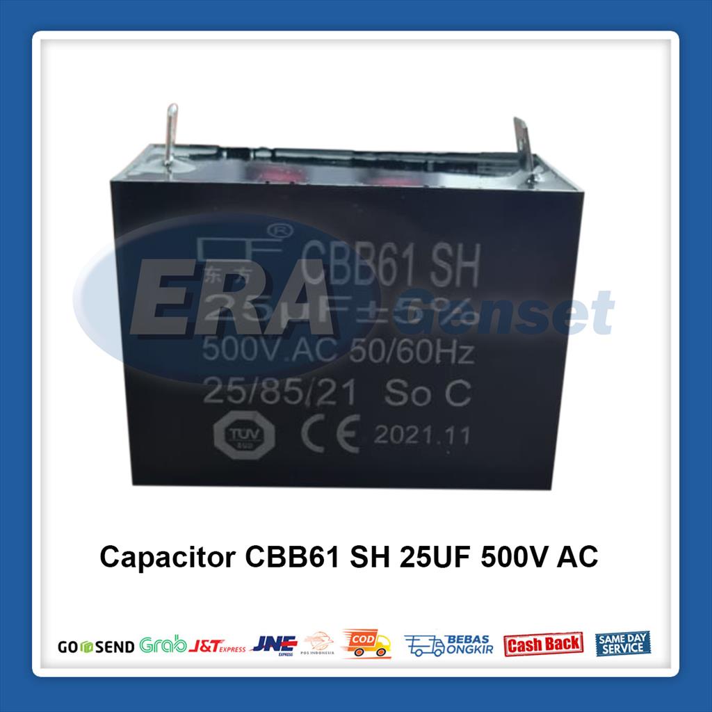 Jual Capacitor CBB61 SH 25UF 500V AC | Shopee Indonesia