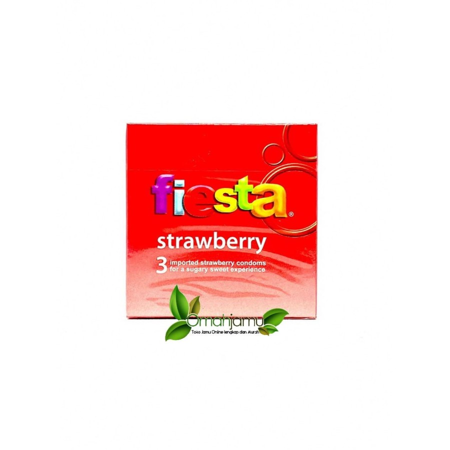 Jual KONDOM FIESTA STRAWBERRY. AROMA STRAWBERRY | Shopee Indonesia