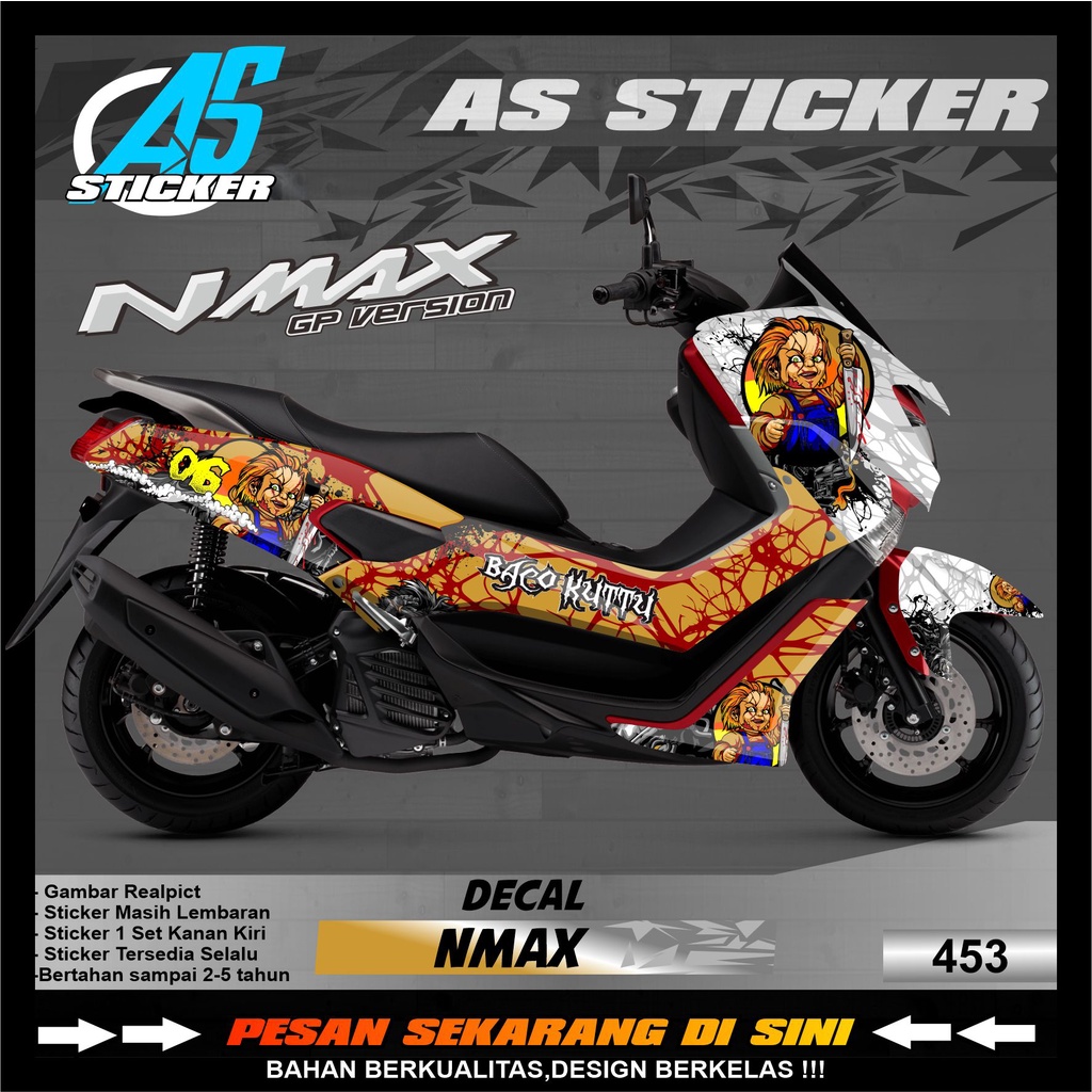 Jual Decal NMAX Old - Decal Full Body Nmax Old CHAKI Jahil | Shopee ...