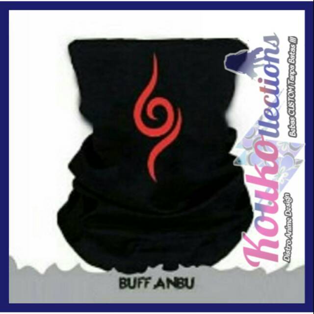 Jual Buff Bandana Anime Anbu Kakashi Naruto Koukollections masker anime ...