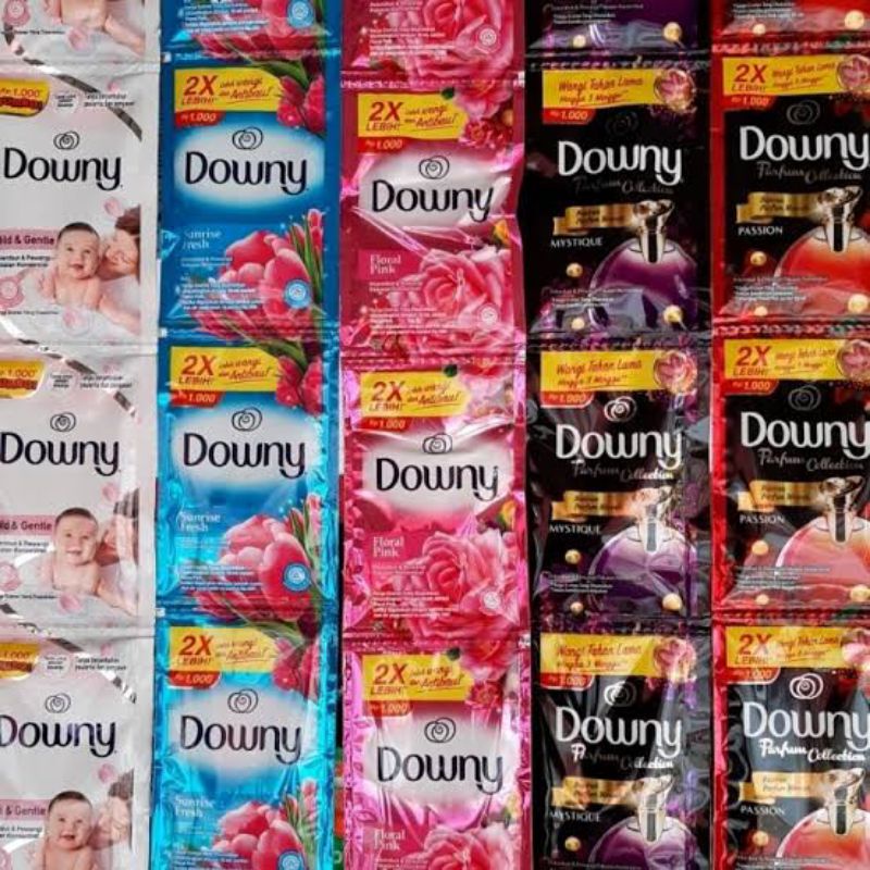 Jual Downy Renceng 1000an isi 12 sachet x 20 ml/ Downy sachet | Shopee ...