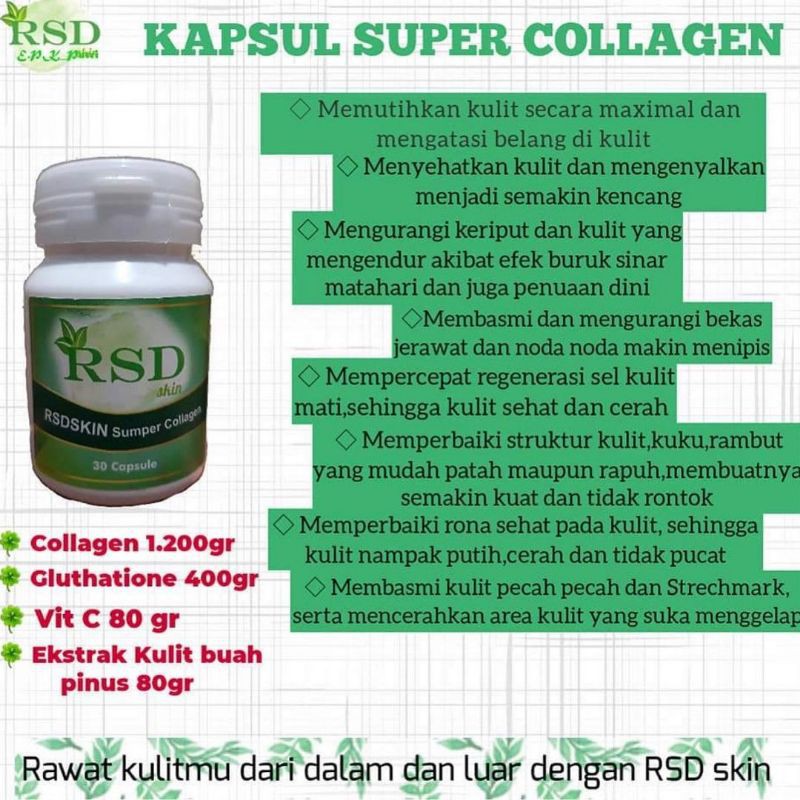Jual RSD Skin Kapsul Collagen | Shopee Indonesia