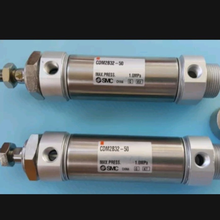 Jual air cylinder pneumatic SMC type cdm2b 32-50 bore 32mm strok 50mm | Shopee Indonesia