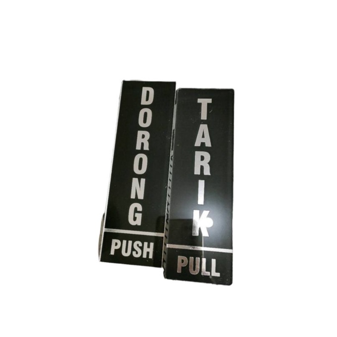 Jual Tarik Dorong Akrilik | Sign Tarik Dorong Pintu | Akrilik Pintu ...