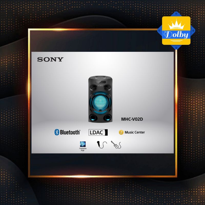 Jual SONY MHC-V02 SPEAKER HIFI PORTABLE BLUETOOTH | Shopee Indonesia