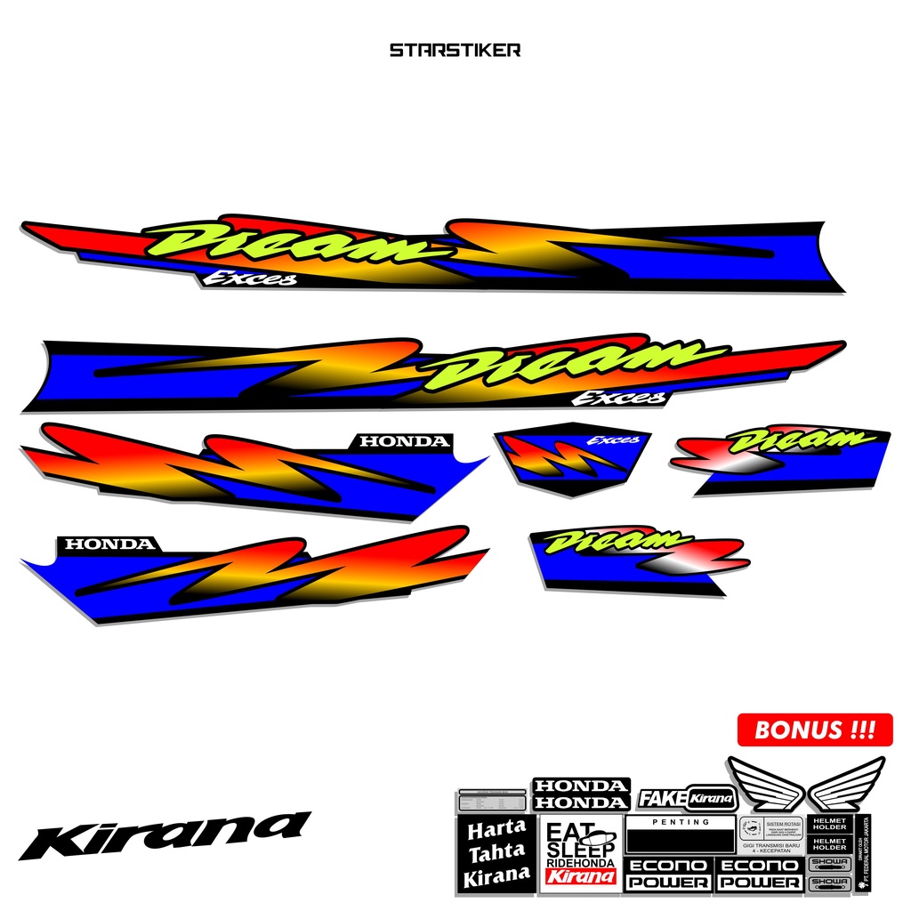 Jual STRIPING KIRANA / STRIPING / STIKER HONDA KIRANA / STICKER HONDA ...