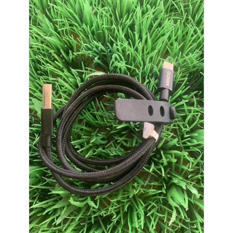 Jual USB | Kabel Data iPhone Lightning By Miniso Original | Shopee ...