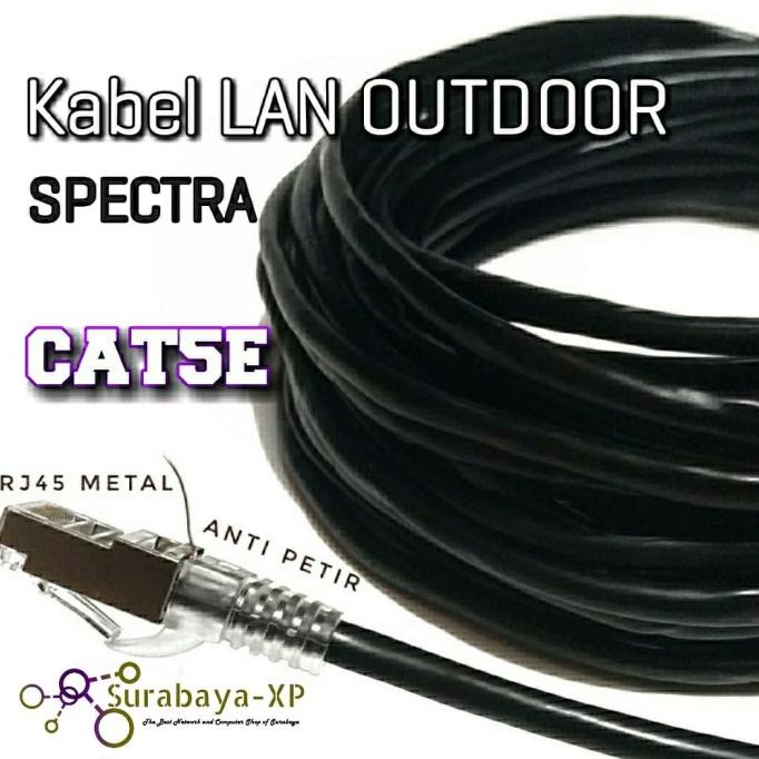 Jual Kabel LAN 50M UTP STP CAT5E 50 M 50 Meter 50Meter FTP Outdoor ...