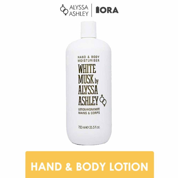 Jual Alyssa Ashley White Musk Body Lotion Original 750ml - Moisturiser ...