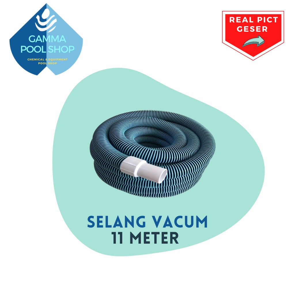 Jual Selang Vacum Cleaner Kolam Renang 11 m - Vacuum Hose Swimming Pool ...