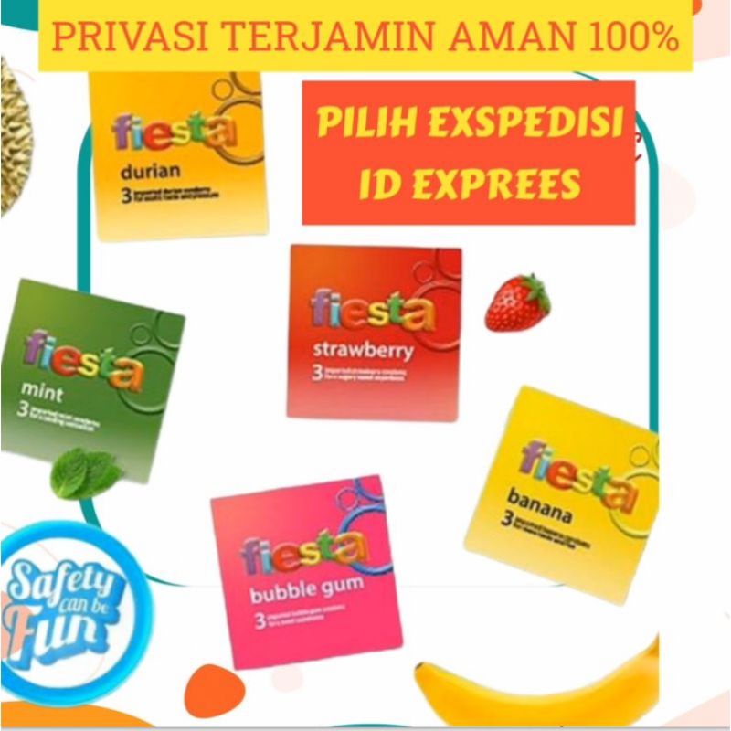 Jual Fiesta Kondom MaxDot /Fiesta Strawberry / Fiesta Delay / Fiesta ...