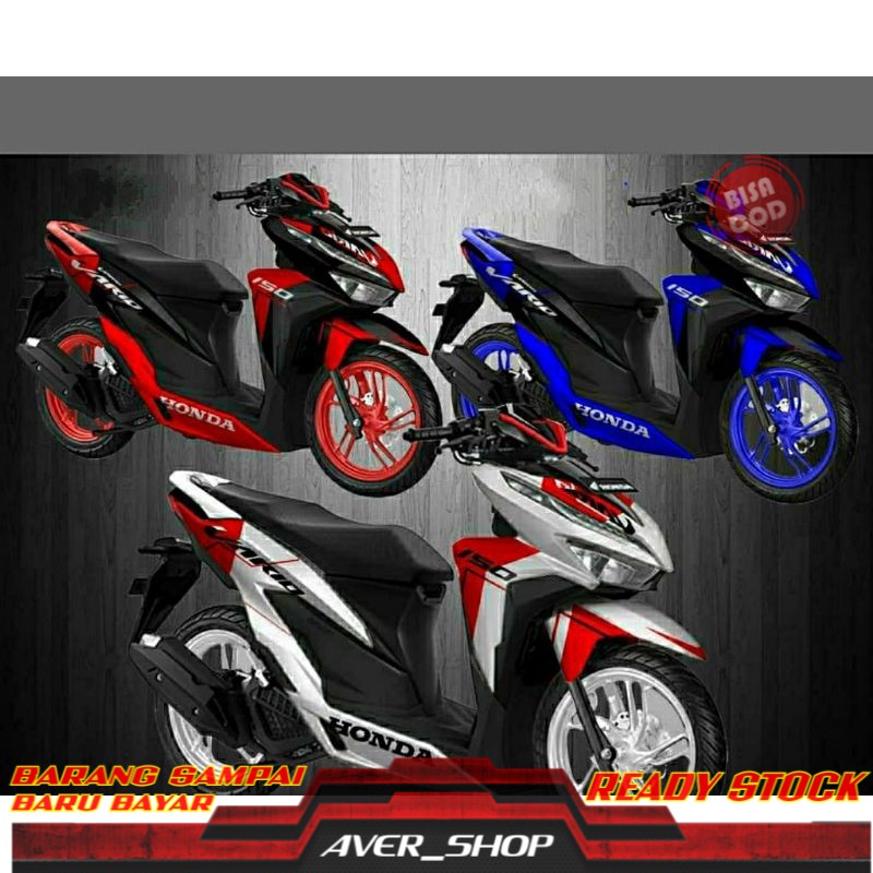 Jual Decal vario full body 125cc 150cc led Striping motor full variasi ...