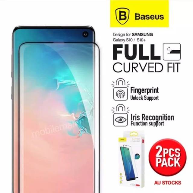 Jual Samsung Galaxy S10 S10 Plus - Tempered Glass Baseus Full Cover ...