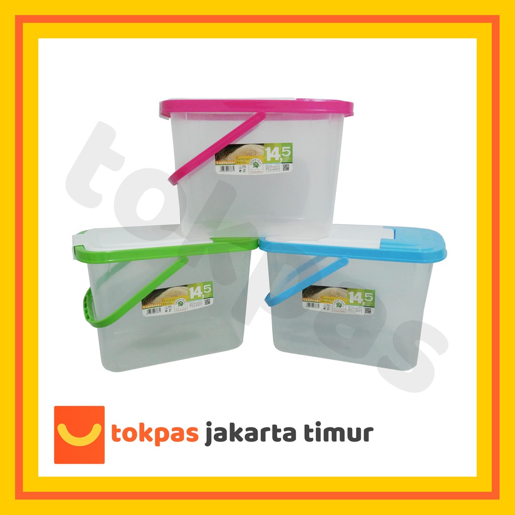 Jual Container Kotak Tempat Beras Reiss 14,5 Liter Tempat Menyimpan ...