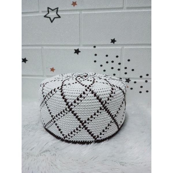Jual peci rajut/kopiah rajut/peci/kopyah/kopiah/songkok/kupluk/pecis/peci rajut handmade ...