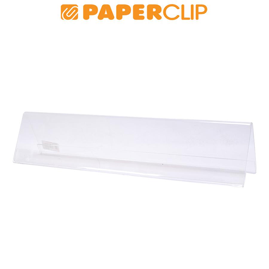 Jual ACRYLIC HOLDER / AKRILIK BROSUR STAND UP SIGN HOLDER 7X7X30 CM ...