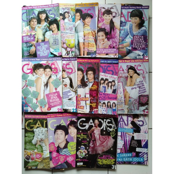 Jual majalah GADIS edisi 2007 majalah jadul majalah bekas | Shopee Indonesia