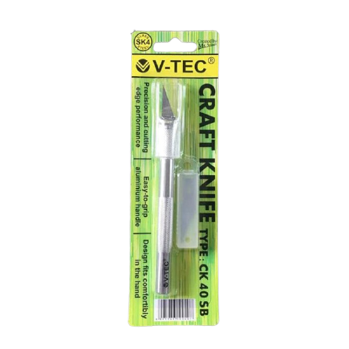Jual pisau ukir art V-TEC CRAFT KNIFE TYPE CK-40 SB ART | Shopee Indonesia
