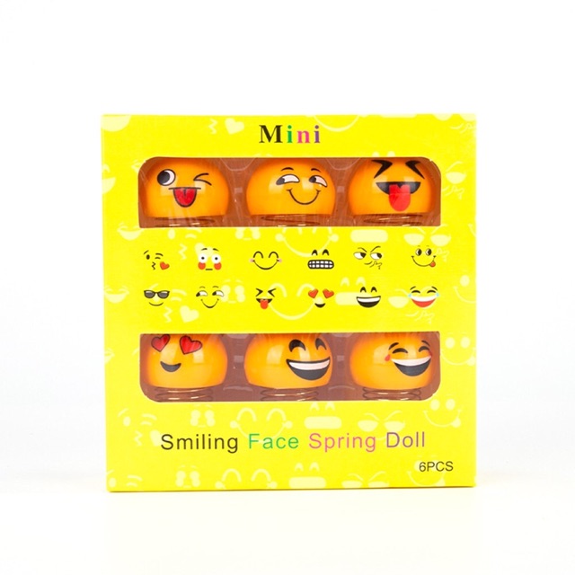 Jual Spring Doll 6pcs 07030244 / Spring Doll Emoji / Emoticon Spring ...