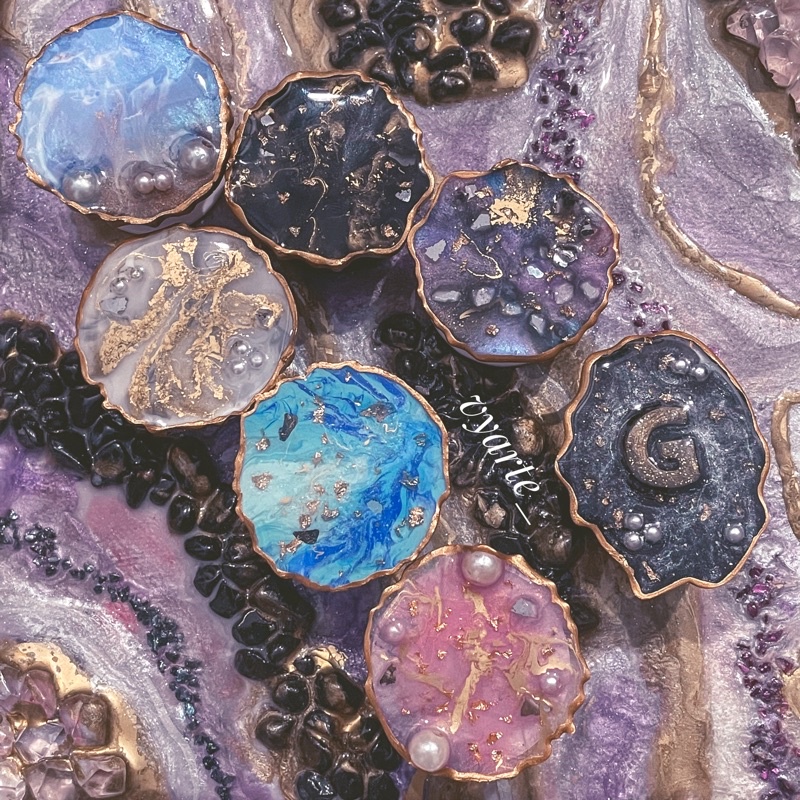 Jual custom popsocket resin art / premium popsocket / popsocket ...