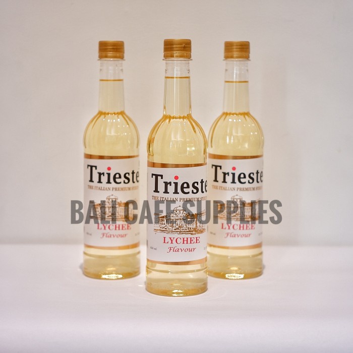 Jual Trieste Lychee Syrup 650ml sirup rasa buah leci | Shopee Indonesia