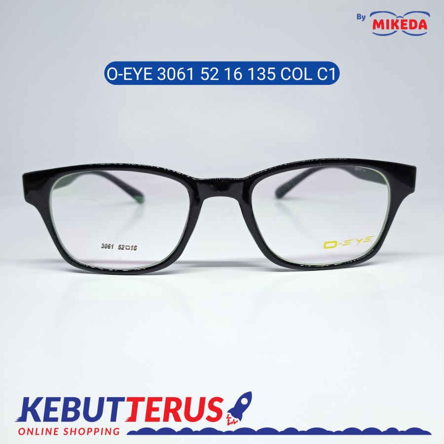 Jual Mikeda - Frame Kacamata O-Eye 3061 Col C1 + Lensa ( Minus ...
