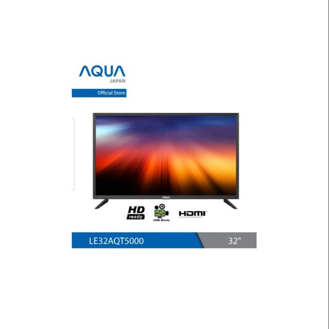Jual TV AQUA LED TV 32 Inch 32AQT5000 HDMI USB MOVIE | Shopee Indonesia