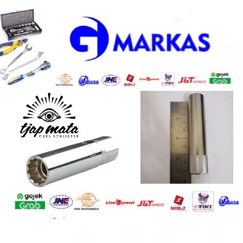 Jual kunci busi spark plug socket 3/8x90 (14mm/12pt) | Shopee Indonesia