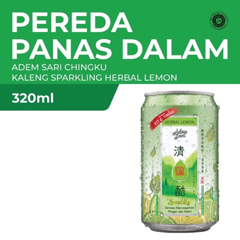 Jual Adem Sari Ching Ku Sparkling Lemon 320 ml | Shopee Indonesia