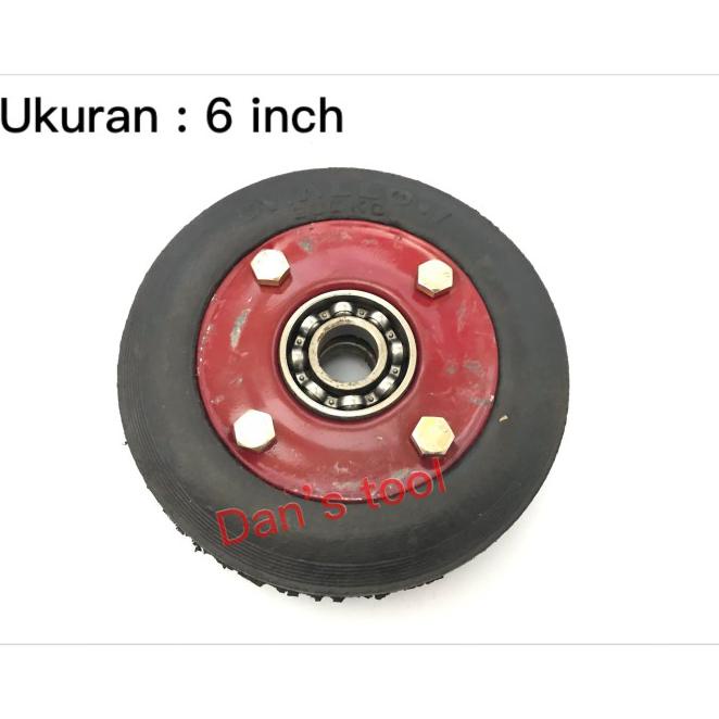 Jual Roda Lorry 6 inch Double Bearing / Troli / Trolley / Lori | Shopee ...