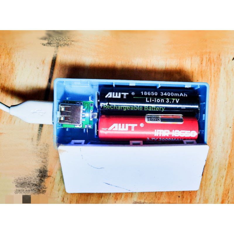 Jual Casing Power Bank 2 slot / DIY PowerBank / Charger baterai 18650 ...