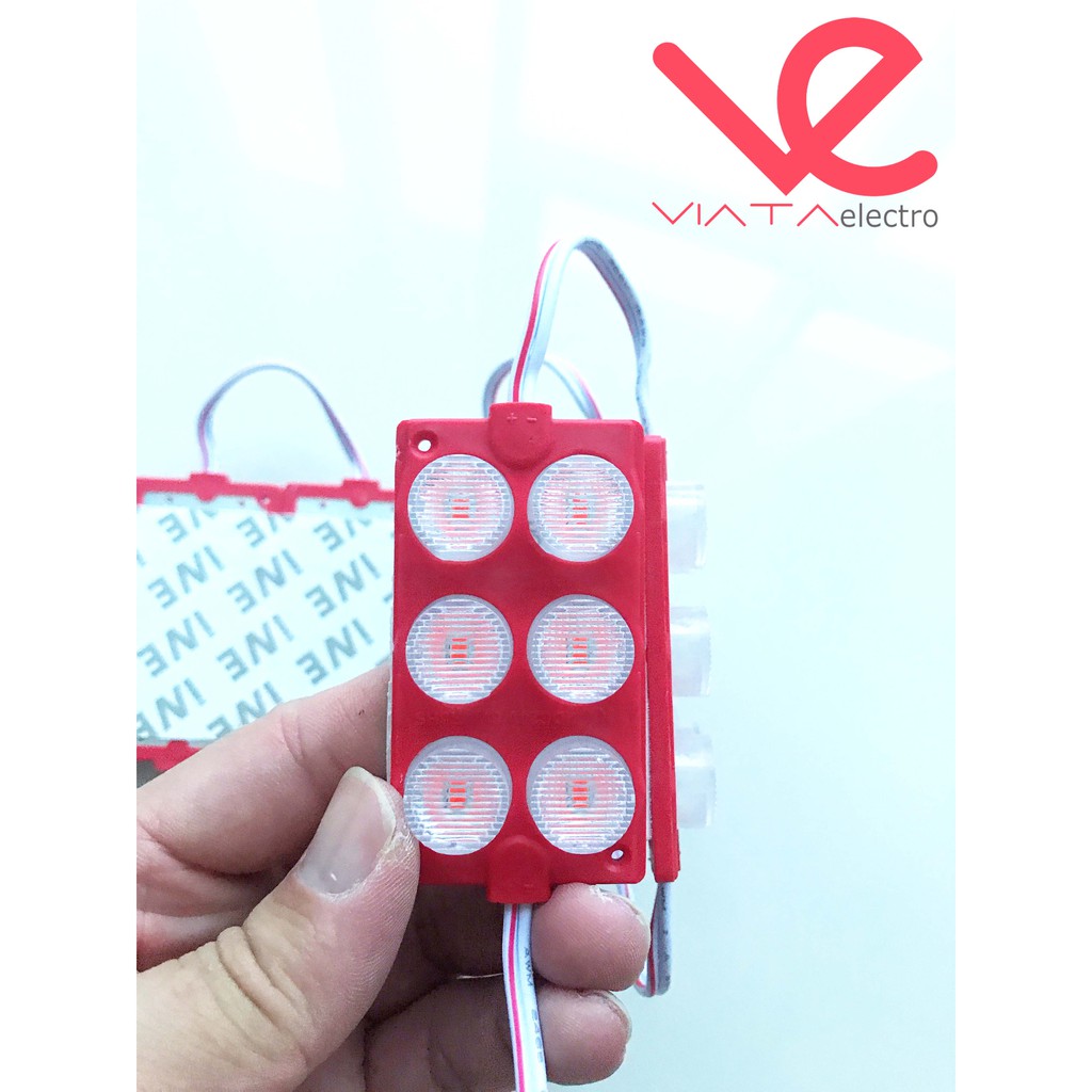 Jual LED MODUL ( 2x3 mata) 6 MATA BESAR DC 12V & 24V 6W TERMURAH SEJAGAD SHOPEE LED MODULE ...