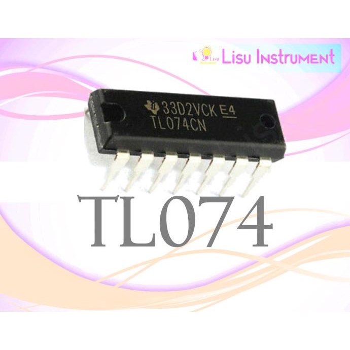 Jual TL074CN TL074 Quad Low-Noise JFET Operational Amplifier PDIP-14 lisuin90 Juara | Shopee ...
