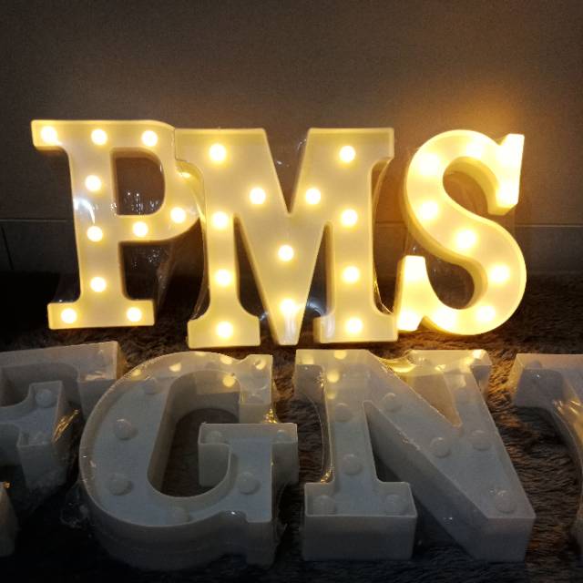 Jual LAMPU HURUF / LAMPU LED / LAMPU TUMBLER | Shopee Indonesia