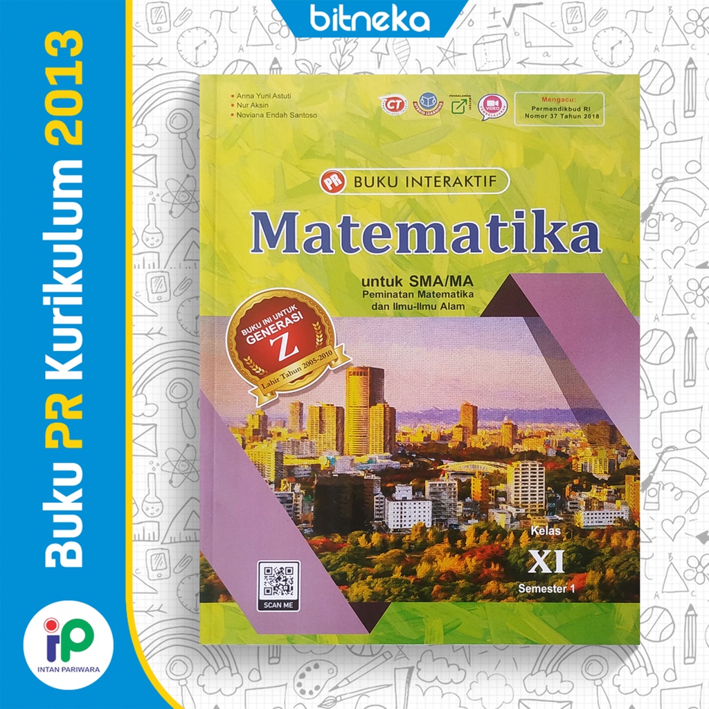 Jual Buku PR Interaktif Matematika Peminatan SMA/MA Kelas 11 Semester 1 - Intan Pariwara ...