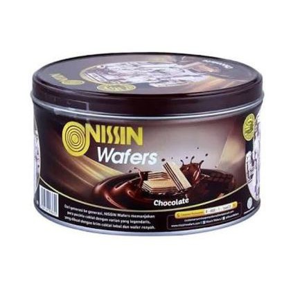 Jual Nissin Wafers Chocolate Wafer Cokelat Kaleng 200gr PROMO LEBARAN ...