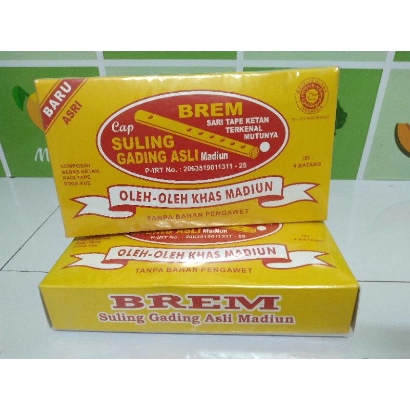 Jual Brem Suling Gading Jumbo Asli Madiun Isi 4 Buah | Shopee Indonesia