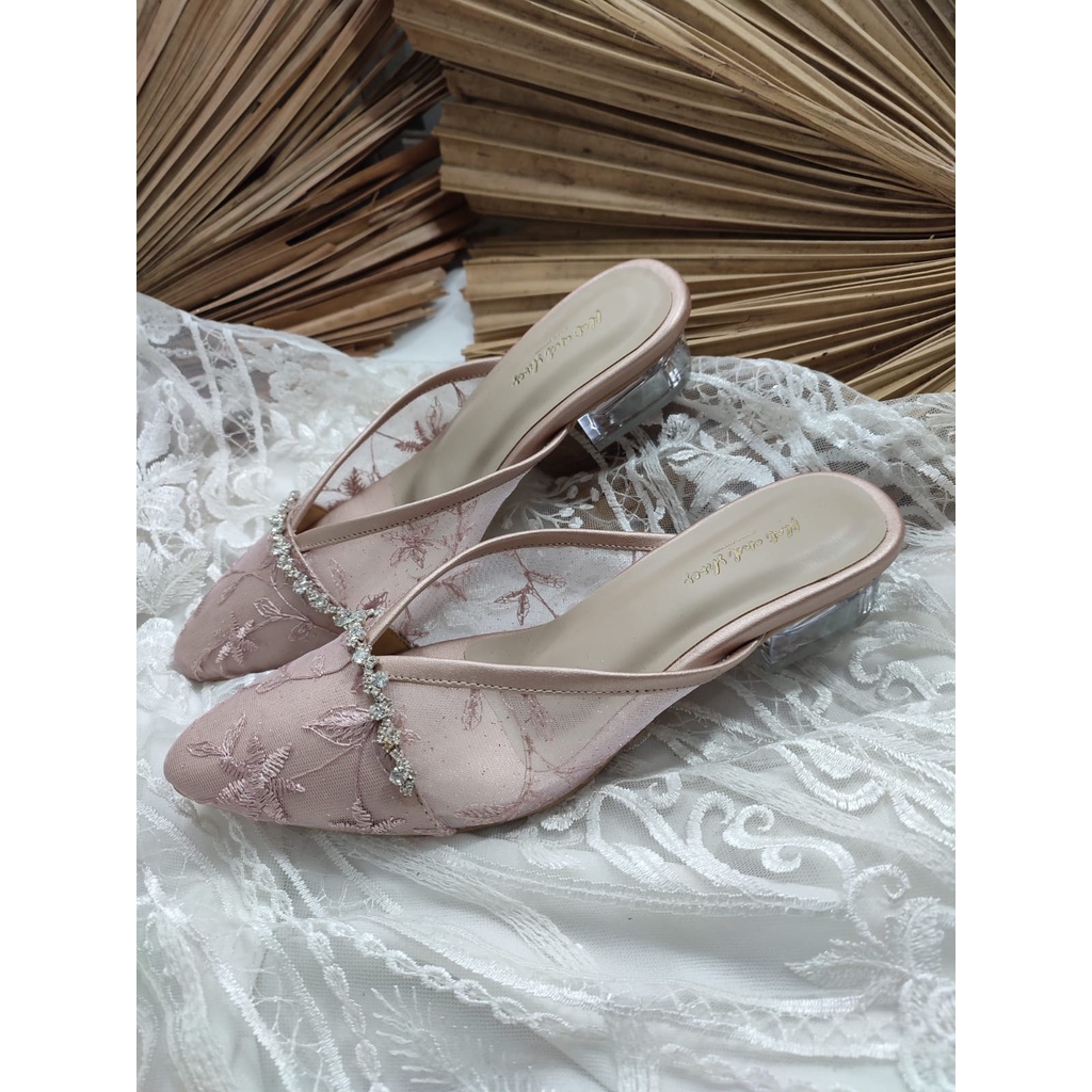 Jual sepatu wedding wanita viola rosegold | Shopee Indonesia