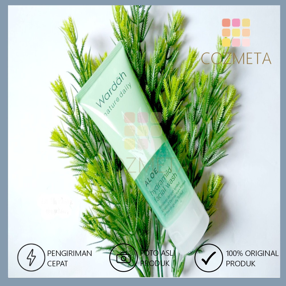 Jual Wardah Nature Daily Aloe Hydramild Facial Wash Sabun Cuci Muka ...