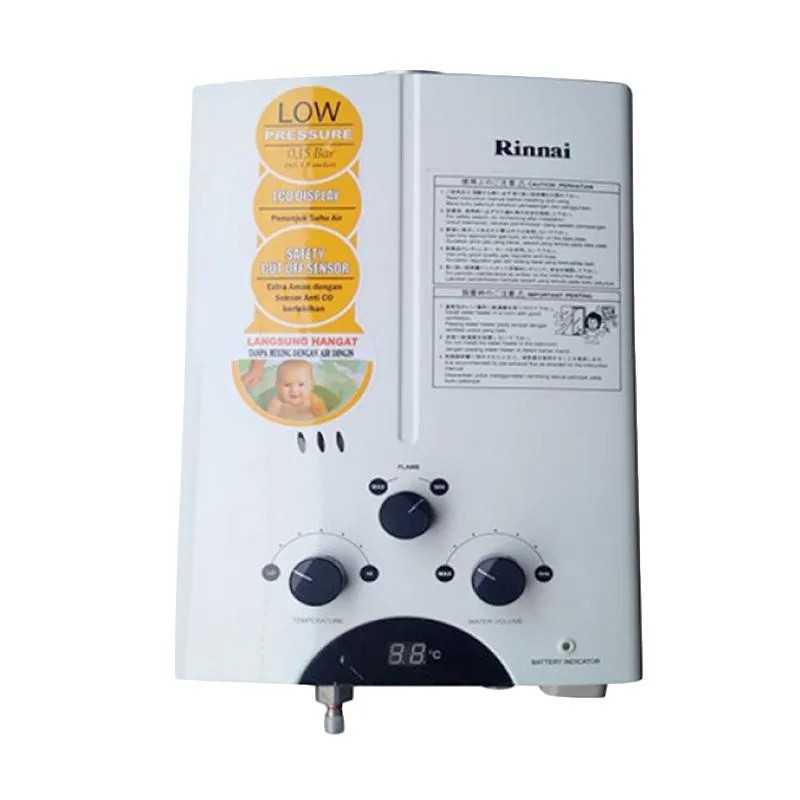 Jual WATER HEATER GAS RINNAI REU-5CFC 5 Liter Safety Sensor Garansi Resmi | Shopee Indonesia