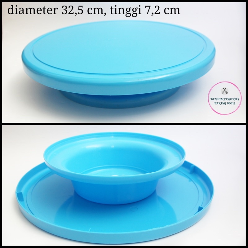 Jual meja putar, warna acak, putaran halus, ukuran tertera digambar ...