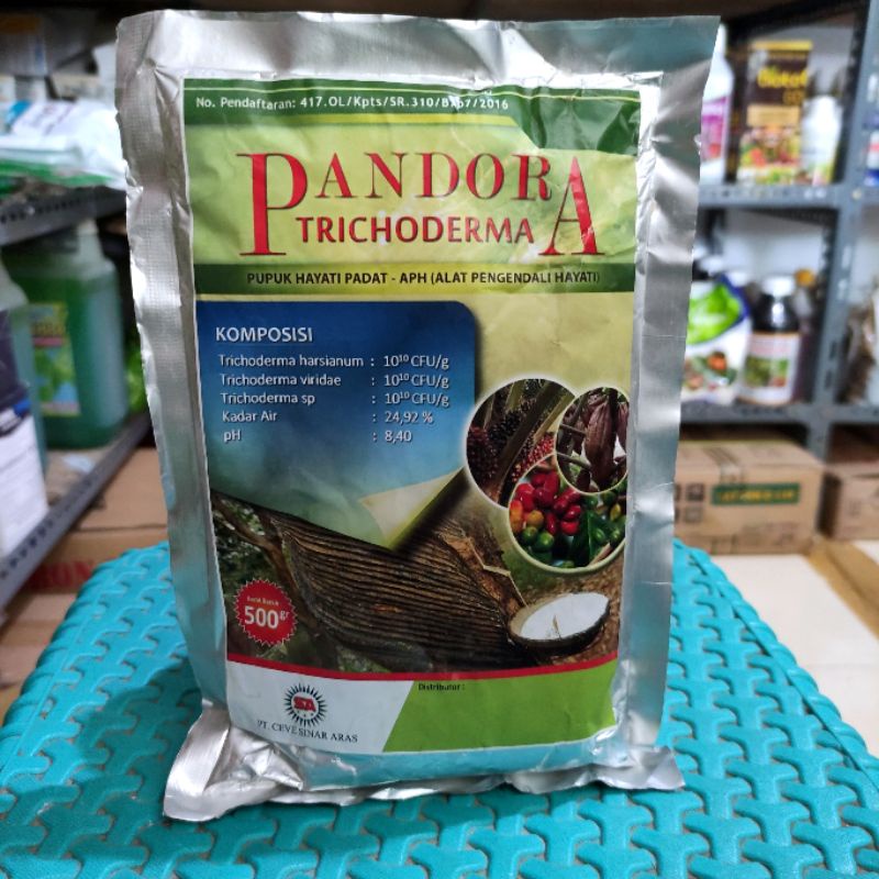 Jual Pandora Trichoderma @500gr ( pupuk hayati padat-APH(alat ...