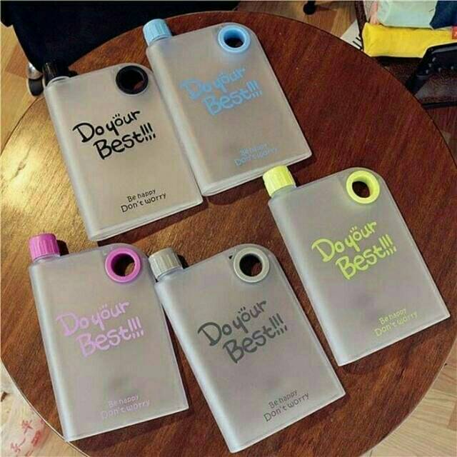 Jual NEW DOFF Do Your Best Memo Bottle A5 Slim 420 Ml Botol Air Minum ...