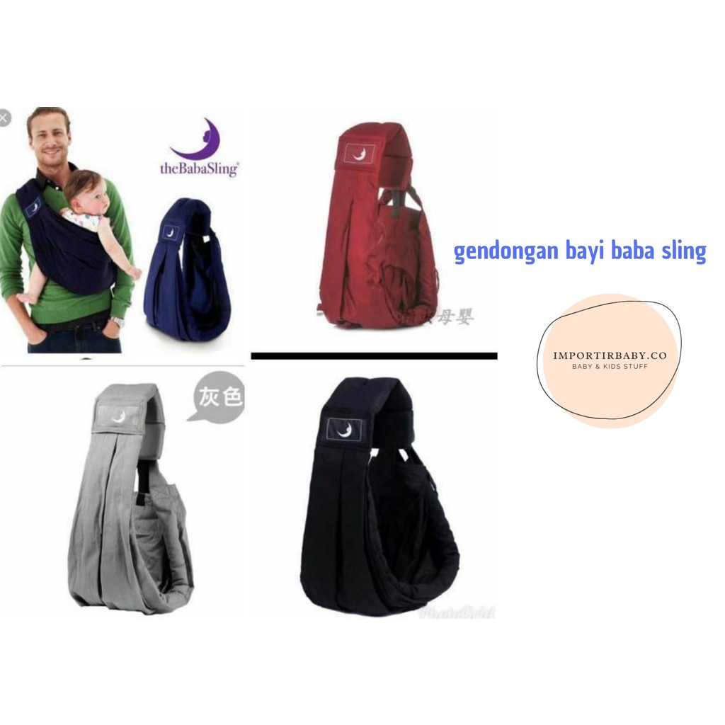 Jual Gendongan bayi baba sling instant | Shopee Indonesia