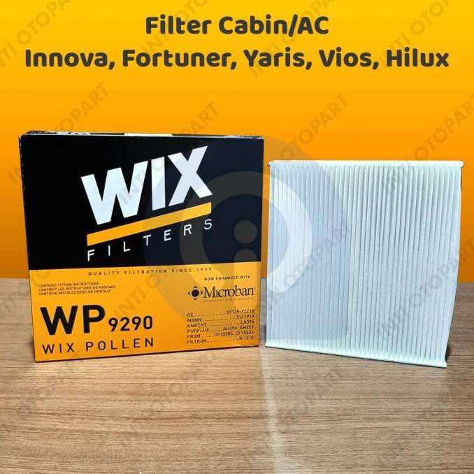 Jual Filter AC Cabin WIX Innova Fortuner Vios Hilux Atis WIX ORIGINAL ...