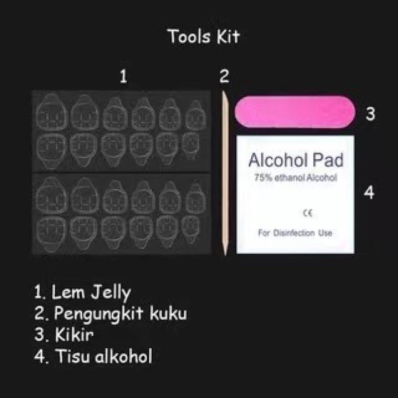 Jual LEM KUKU【Lem sticker 24pcs /GEL/lem cair2g /cairan pembersih lem ...