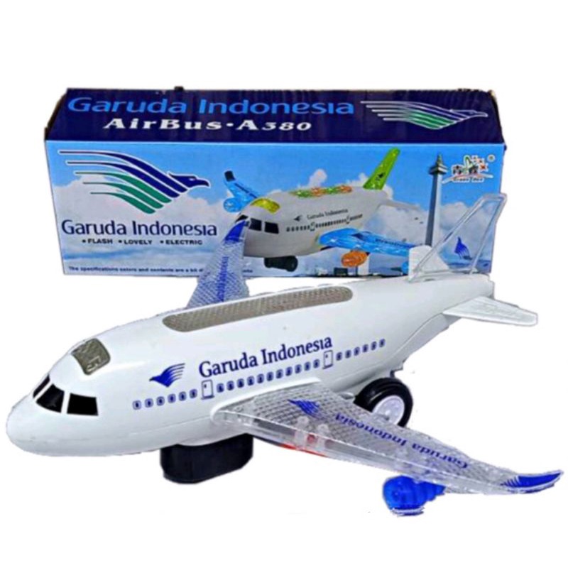 Jual MAINAN PESAWAT GARUDA INDONESIA BATERAI | Shopee Indonesia