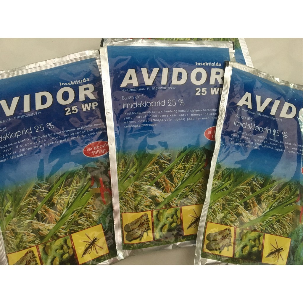 Jual Avidor 25WP - 100 gr Insektisida Kontak Imidakloprid 100gr Obat ...