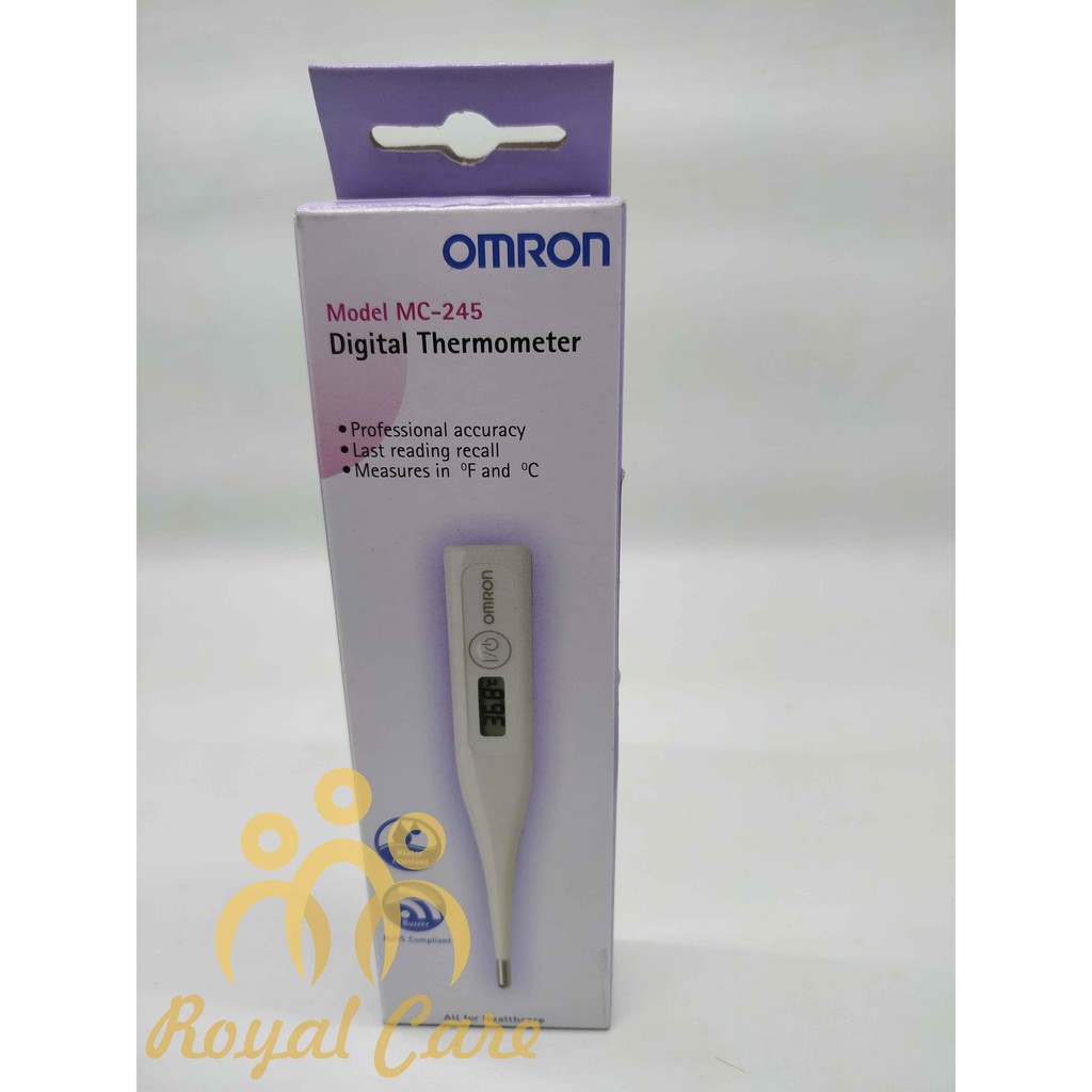 Jual Termometer Digital Omron MC-245 / Alat ukur suhu badan | Shopee ...