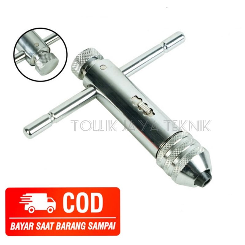 Jual Gagang Hand Tap Rachet . Stang Tap Ratchet M3-M8 & M5 - M12 | Shopee Indonesia